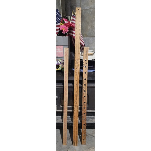 Wall Decor | Vintage Yardsticks Set Of 3 | Poshmark